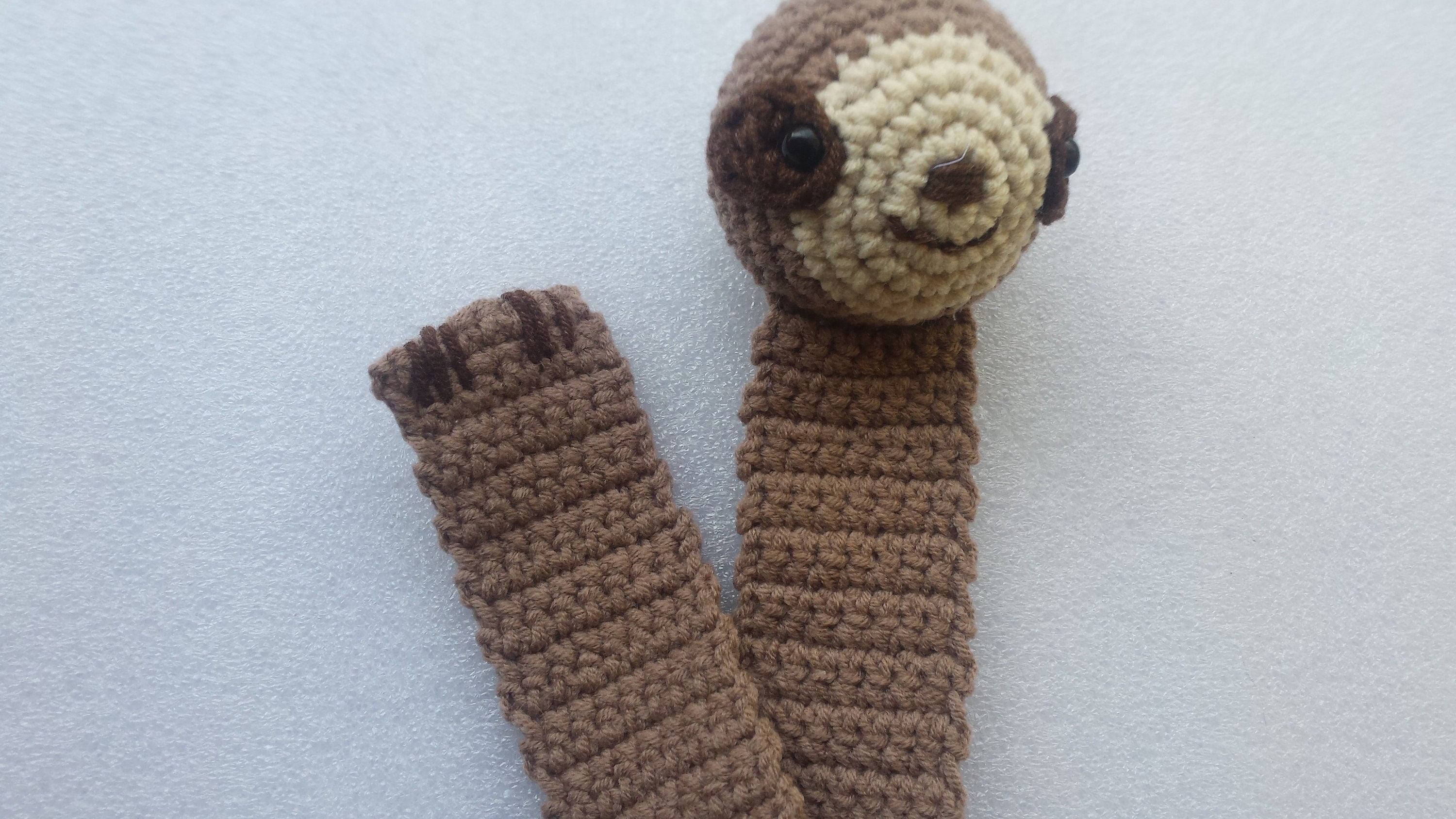 Crochet Bookmark Book Mark Sloth Funny Bookmark Teacher Gifts | Etsy