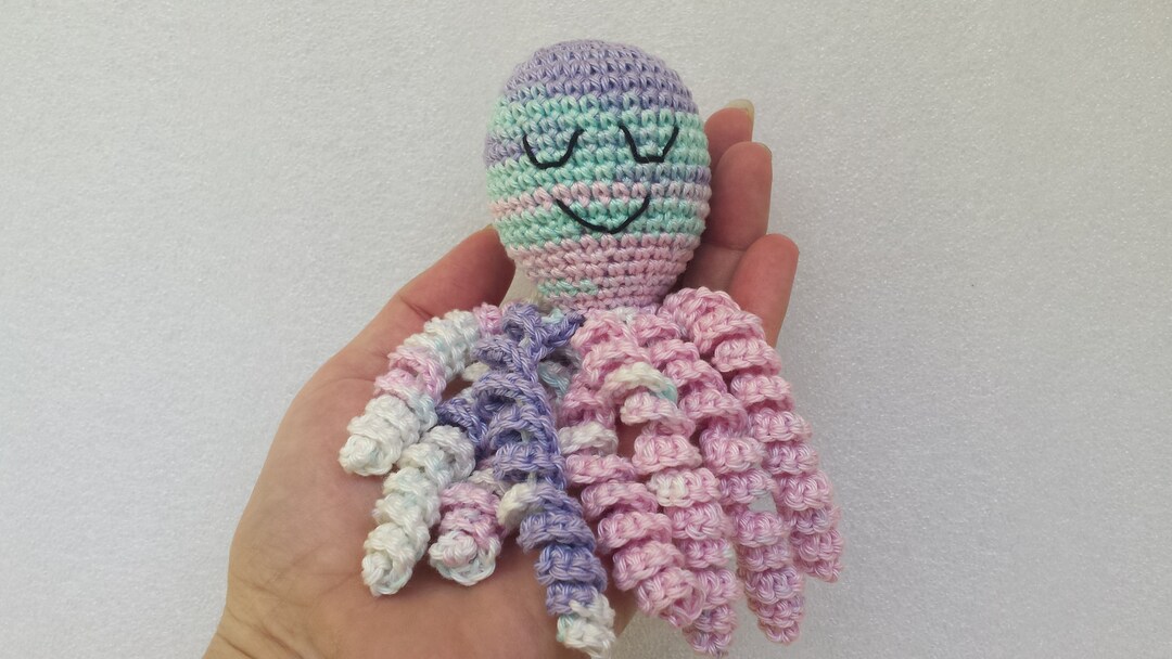 Crochet Octopus, Octopus for Preemie, Octopus Toy, Preemie Octopus ...