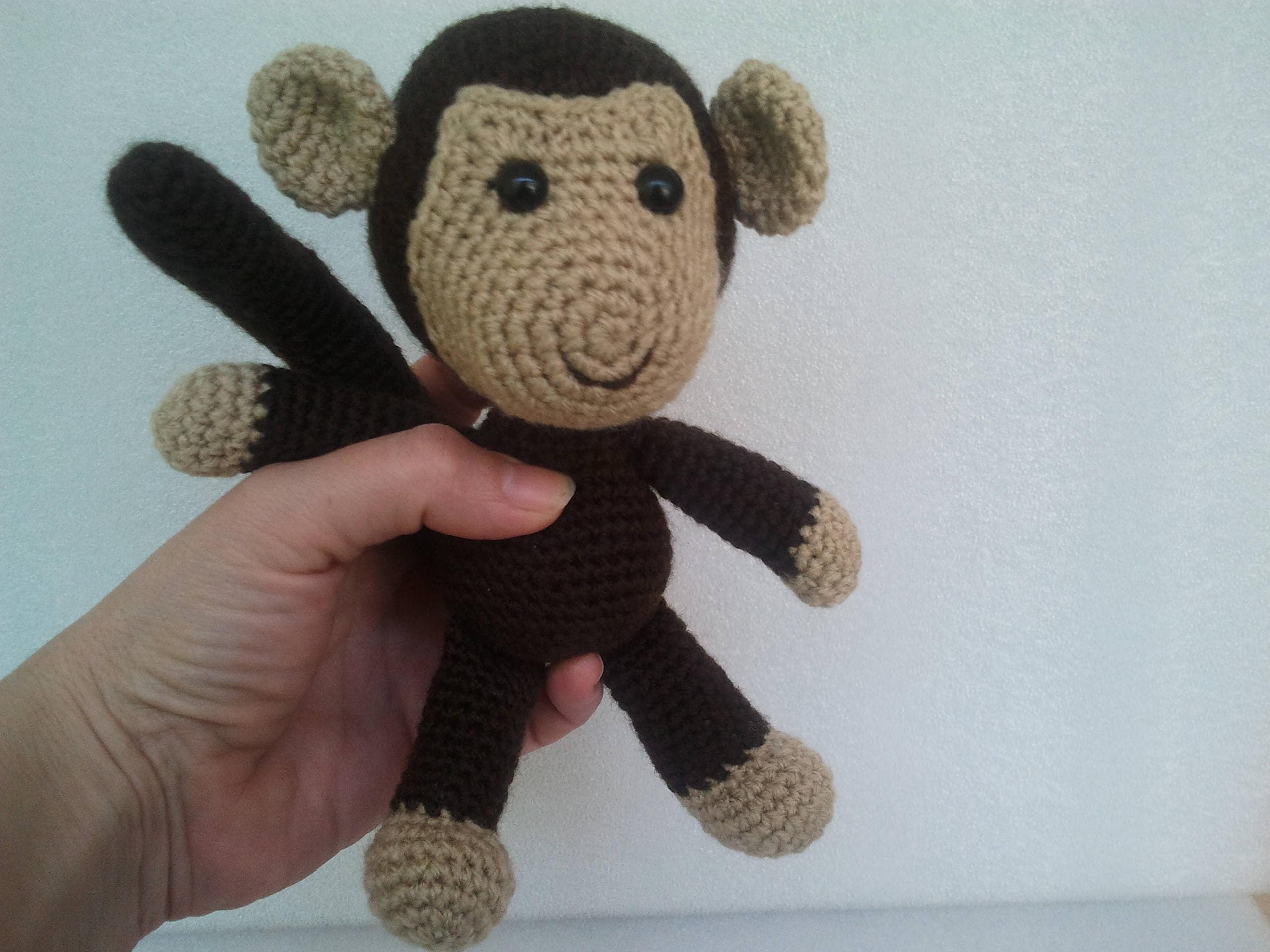 Monkey Stuffed monkey Crochet Monkey Stuffed Toys | Etsy