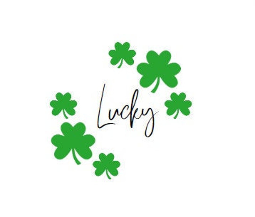 Lucky SVG - Etsy