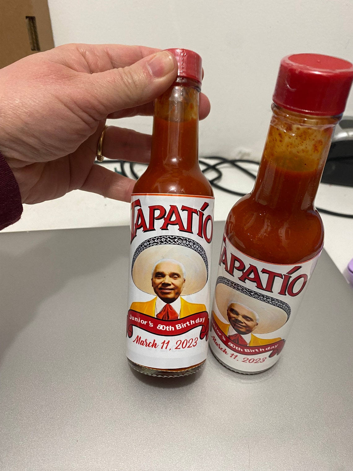 Custom Tapatio Labels digital File Only UP to 2 People - Etsy