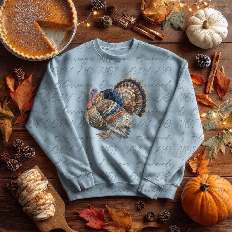 Blue Glitter Turkey PNG, Fall Thanksgiving PNG, Sparkle Turkey ...