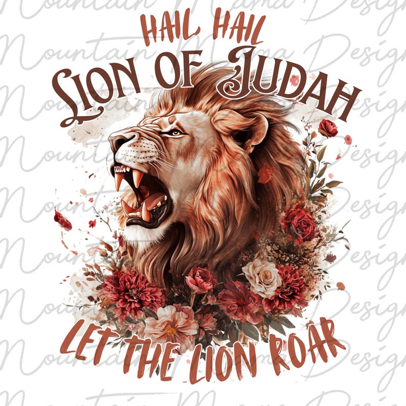 Lion of Judah PNG: Boho Christian Design (digital Download) - Etsy
