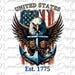 US Navy Eagle Sublimation Design: Distressed Flag PNG (digital Download ...
