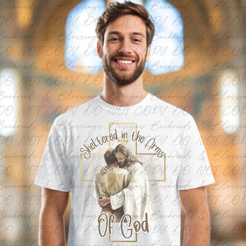 Jesus Embracing Man PNG: Christian Religious Art (digital Download Only ...