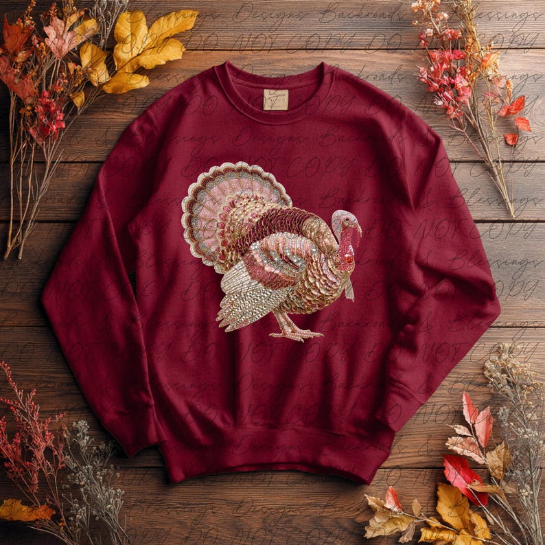 Pink Glitter Turkey PNG, Fall Thanksgiving PNG, Sparkle Turkey ...