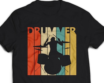 Drummer tee | Etsy
