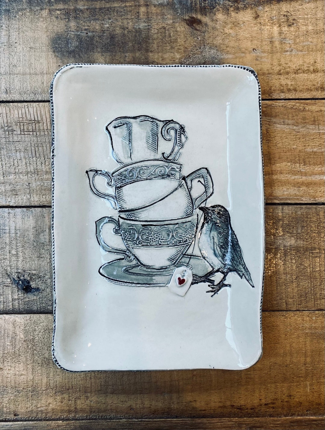 Large Spoon Rest/snack Plate - Etsy