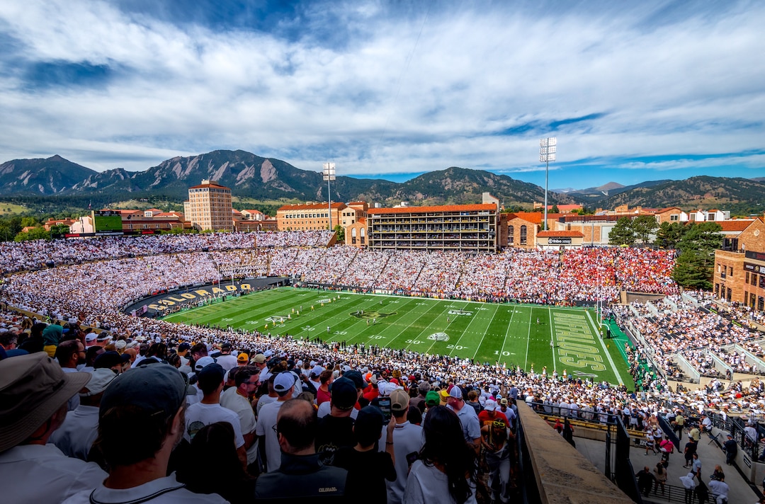 Folsom Field and Flatirons (boulder, CO) - Etsy