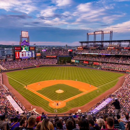 Personalized Highway Distance Sign To: Coors Field Home of - Etsy