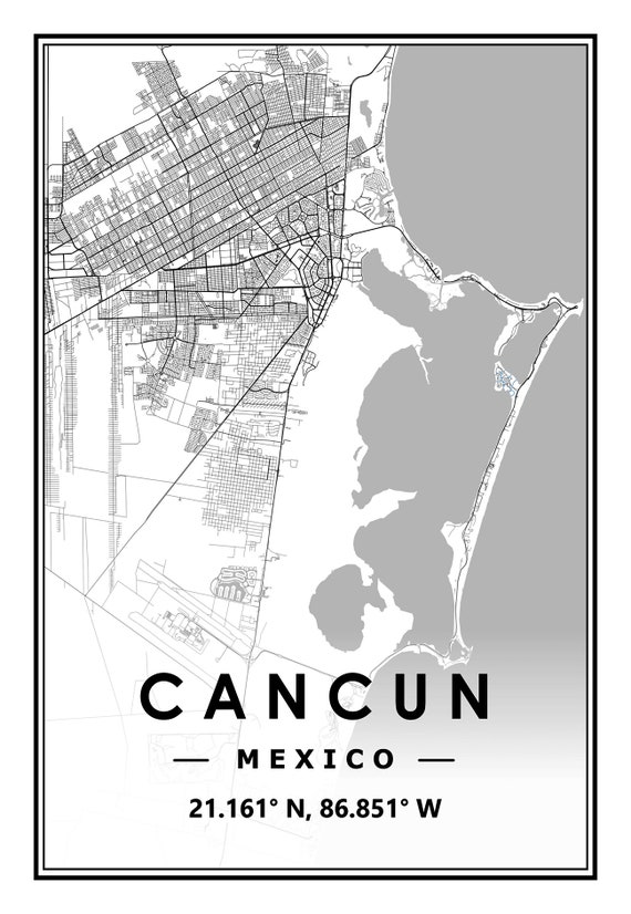 Printable Map Of Cancun Mexico Printable Map Of New Mexico