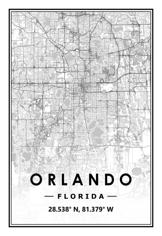 Mapa Imprimible Del Código Postal De Orlando Mapa Interactivo De