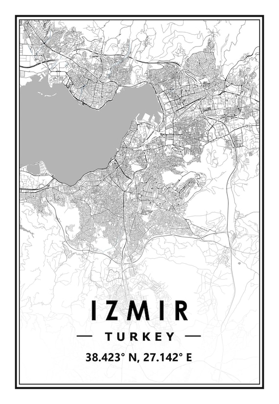 Izmir, Turkey Map