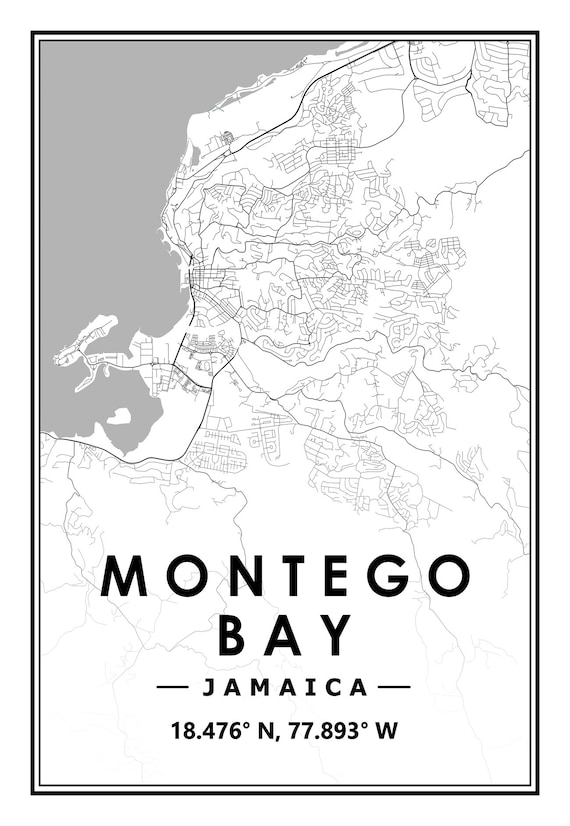 Map Of Montego Bay Jamaica