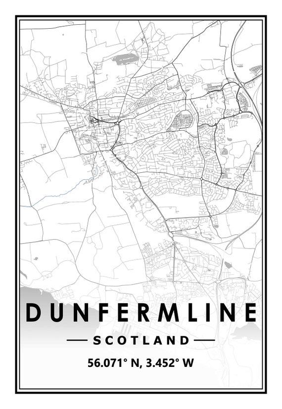 Dunfermline Scotland Map