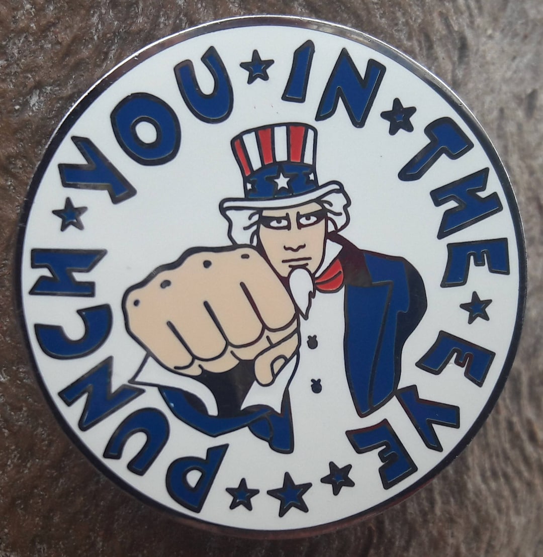 Punch You in the Eye Phish Pin PYITE Phish Pin Wilson Pin FREE SHIPPING ...