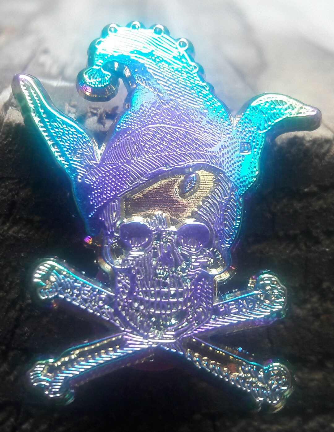 Grateful Dead Skeleton Pin Jester Pin Deadhead Pin Skull and Crossbones ...