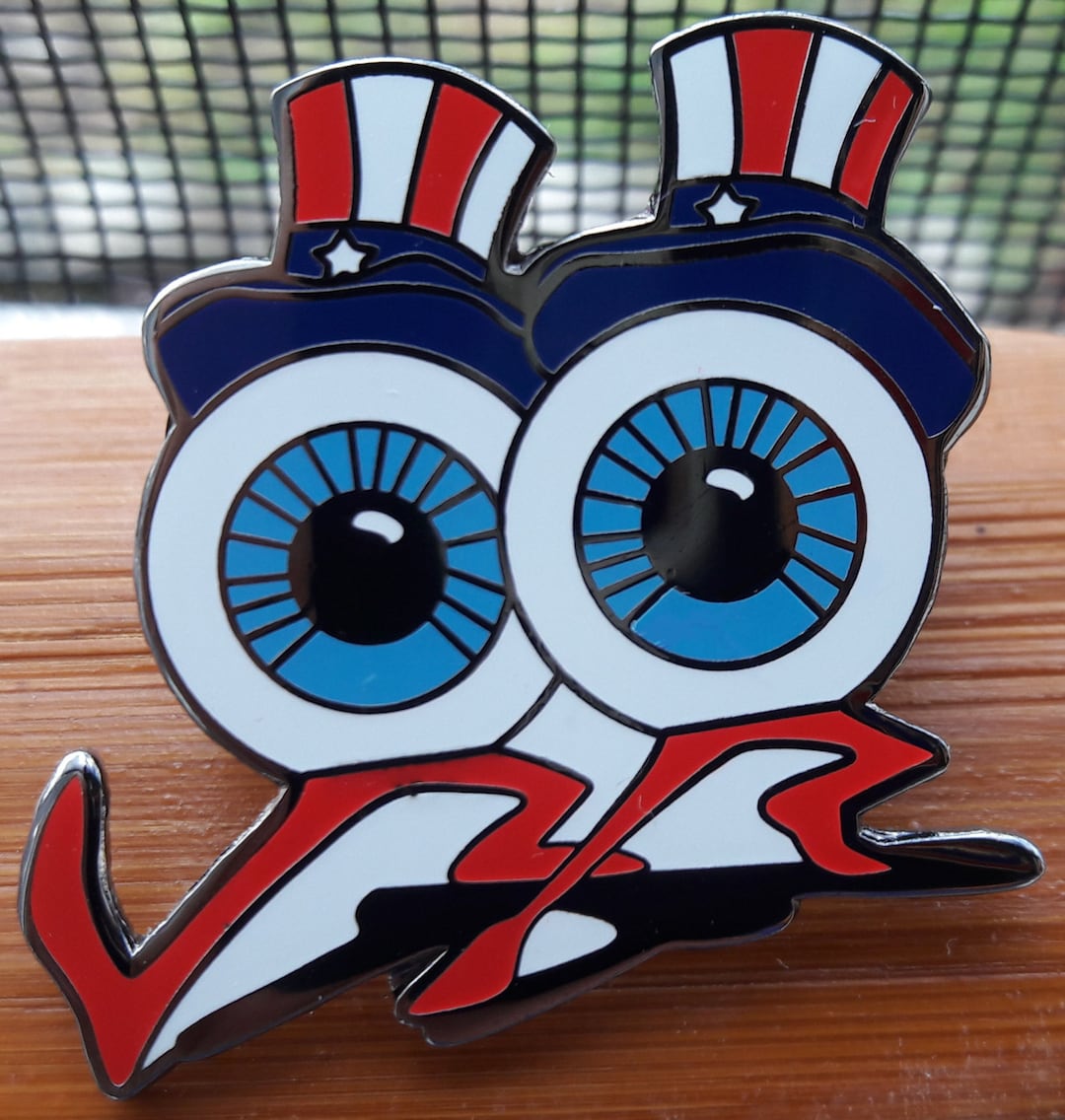Dancing Eyeballs Pin Dancing Eyes Pin Flying Eye Pin Hippy Pin FREE ...
