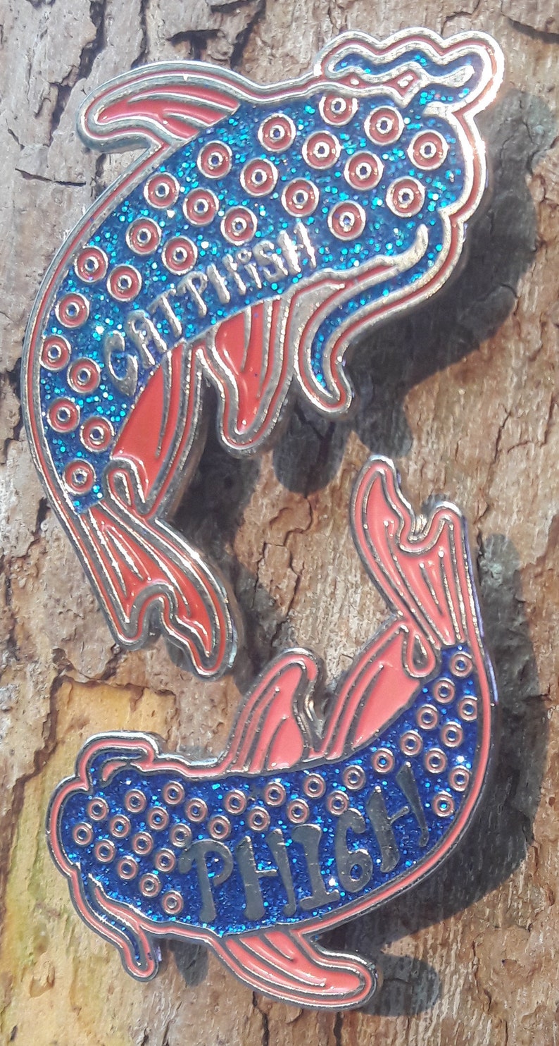 Phish Pin Combo Cat Fish Pin Combo Goldfish Pin Combo Catphish Pin ...