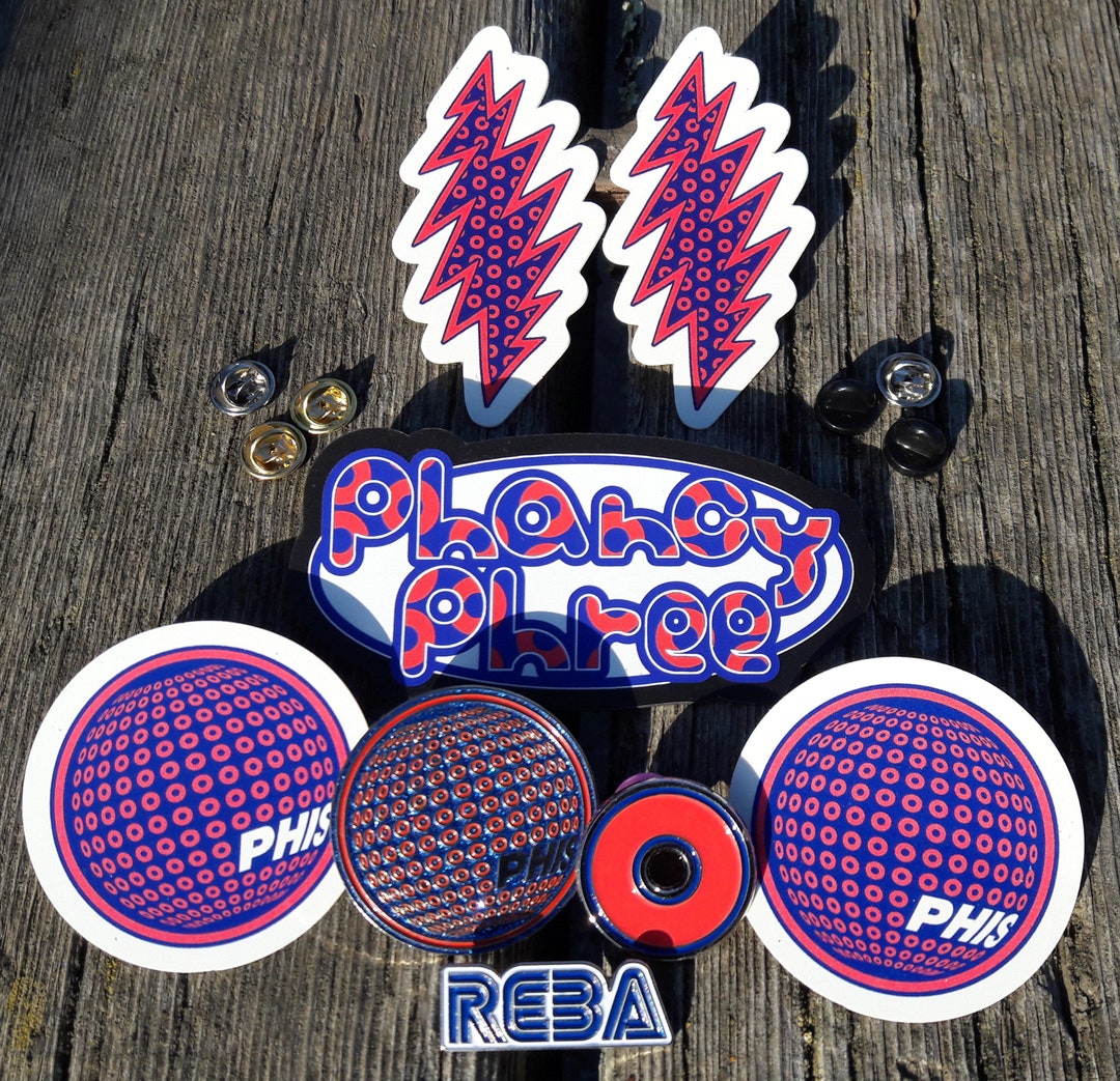 Phish Gift Phish Pin Pack Phish Stickers Magnet Phish Gift Basket Phish ...