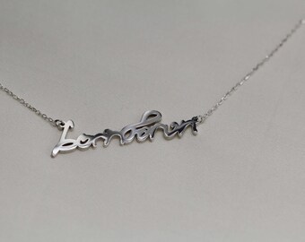 Borntorun , Bruce Springsteen, Necklace, Silver, 925 Handmade Jewelry ...