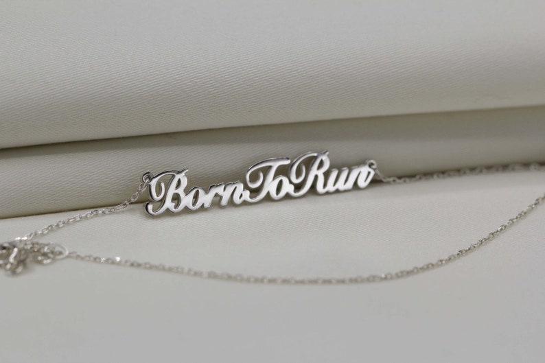 Borntorun , Bruce Springsteen, Necklace, Silver, 925 Handmade Jewelry ...