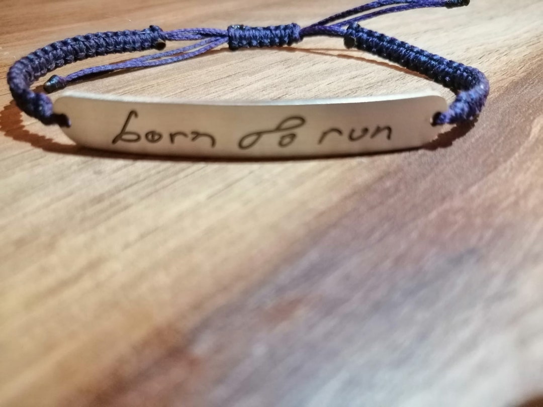 Unisex Bracelet Bruce Springsteen Handmade 925 Silver Handmade Jewelry ...