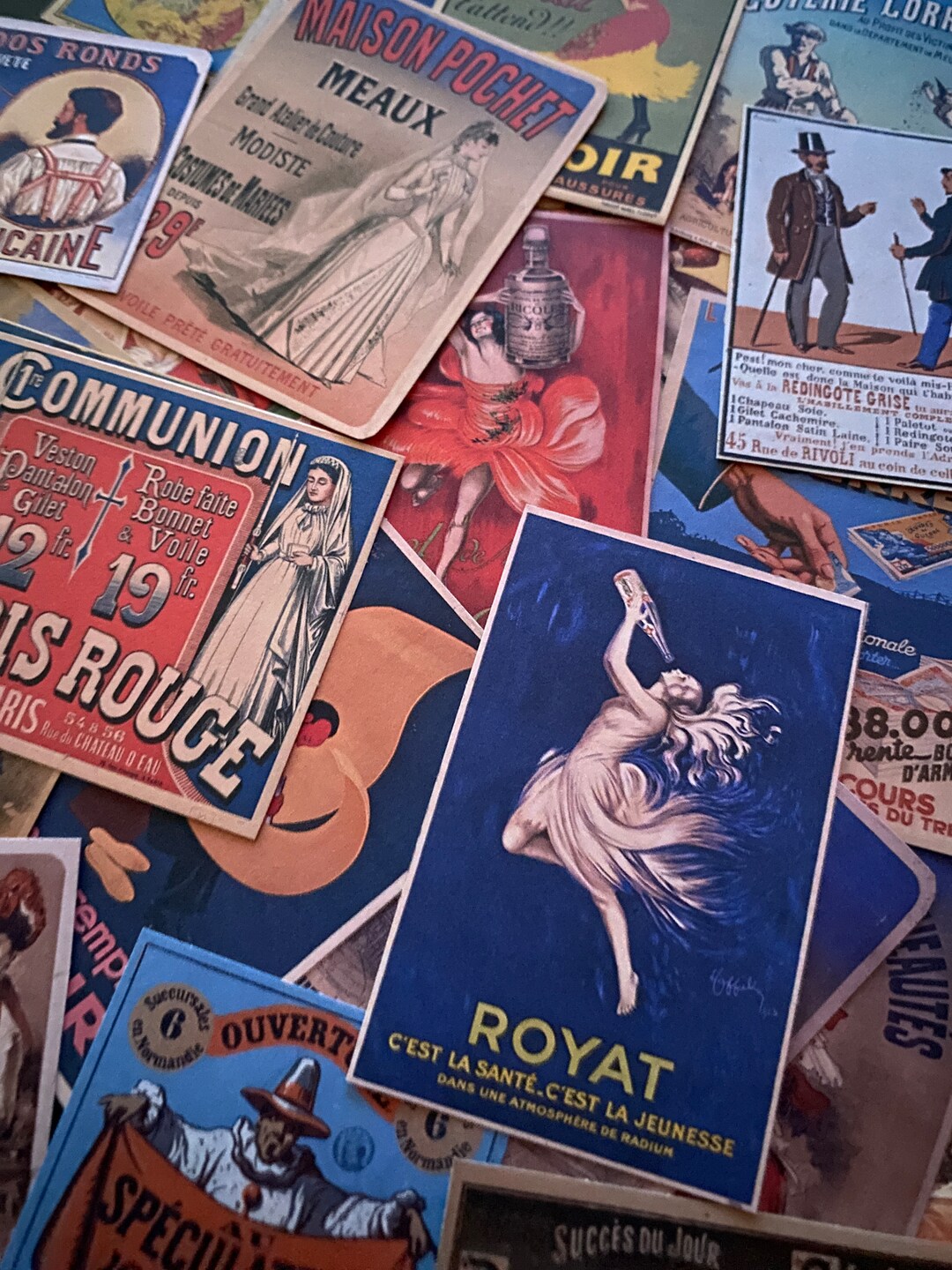 Colorful Illustration Stickers Vintage Journal Stickers Junk Journal ...