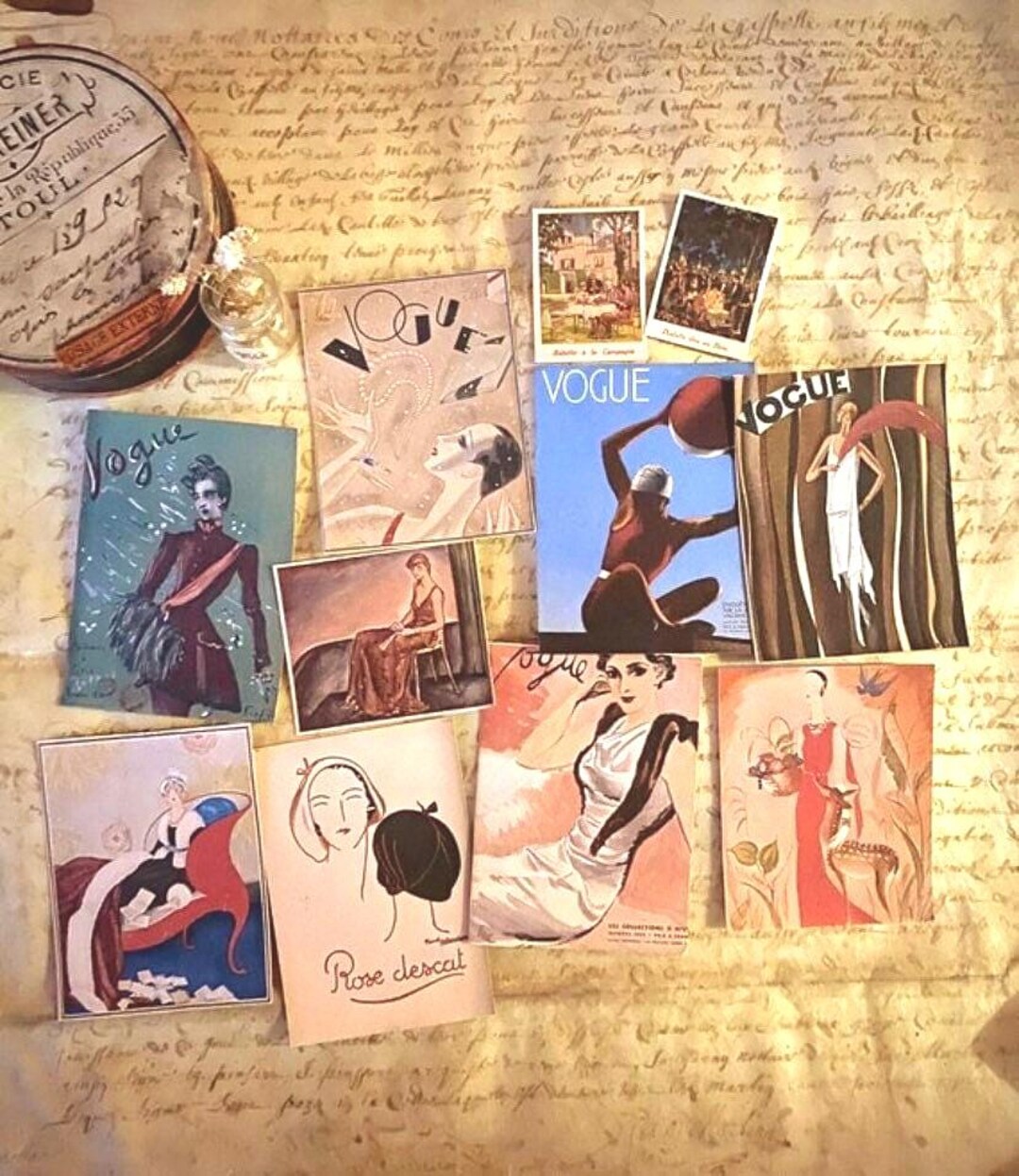 Vintage Girls Stickers | Character Stickers of Retro Women | Vogue ...