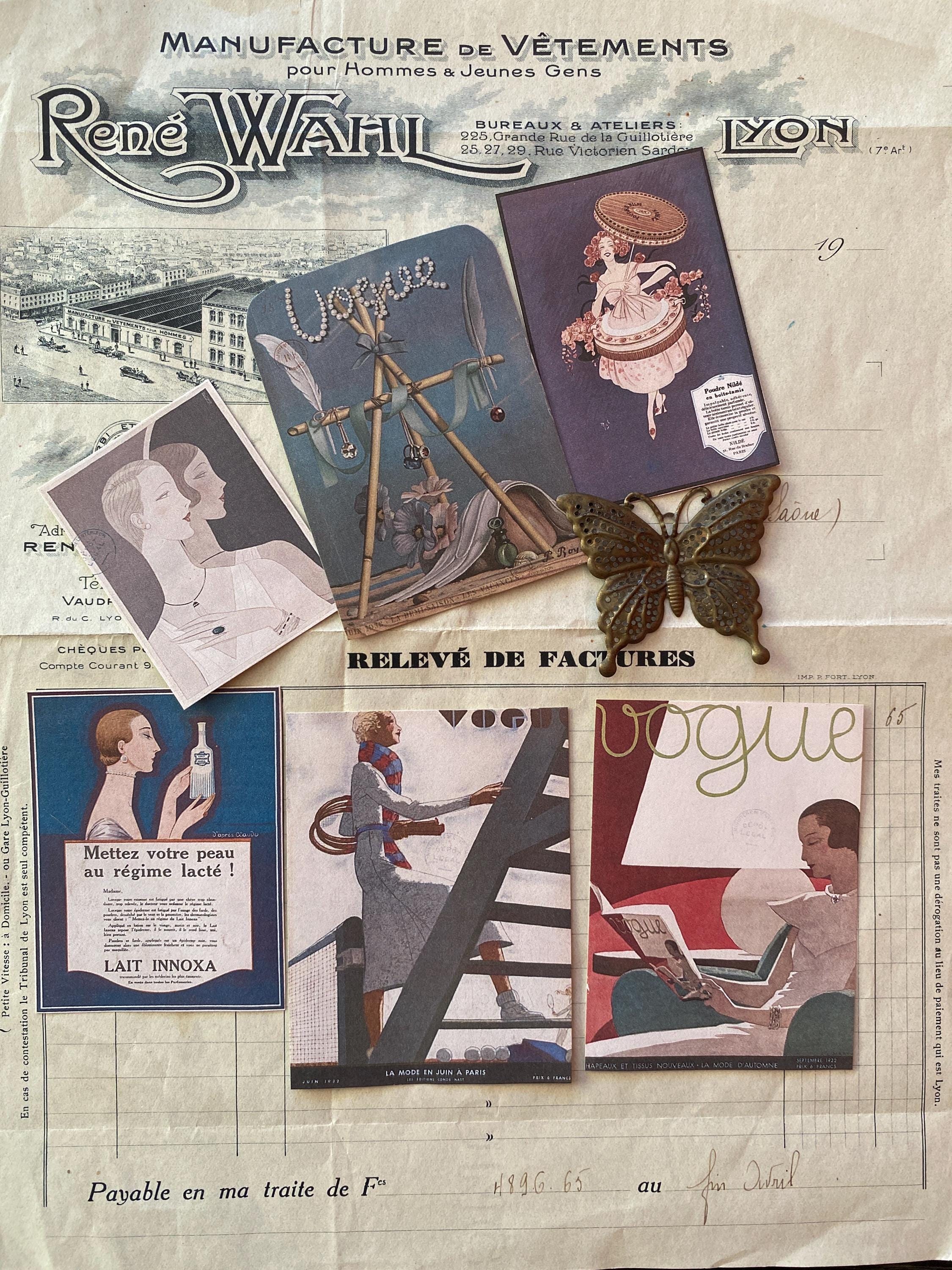 1920s Fashion Magazine Stickers 18pc, Art Deco Colorful Covers Mix ...
