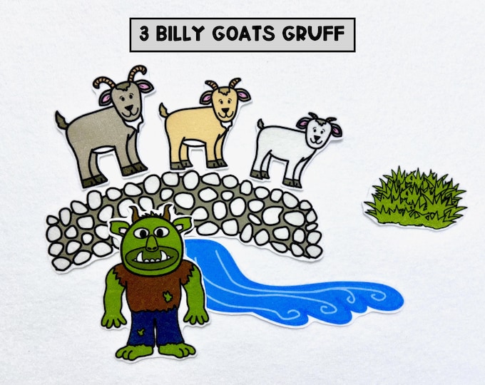 Three Billy Goats Gruff: Shadow Puppets - Etsy Canada