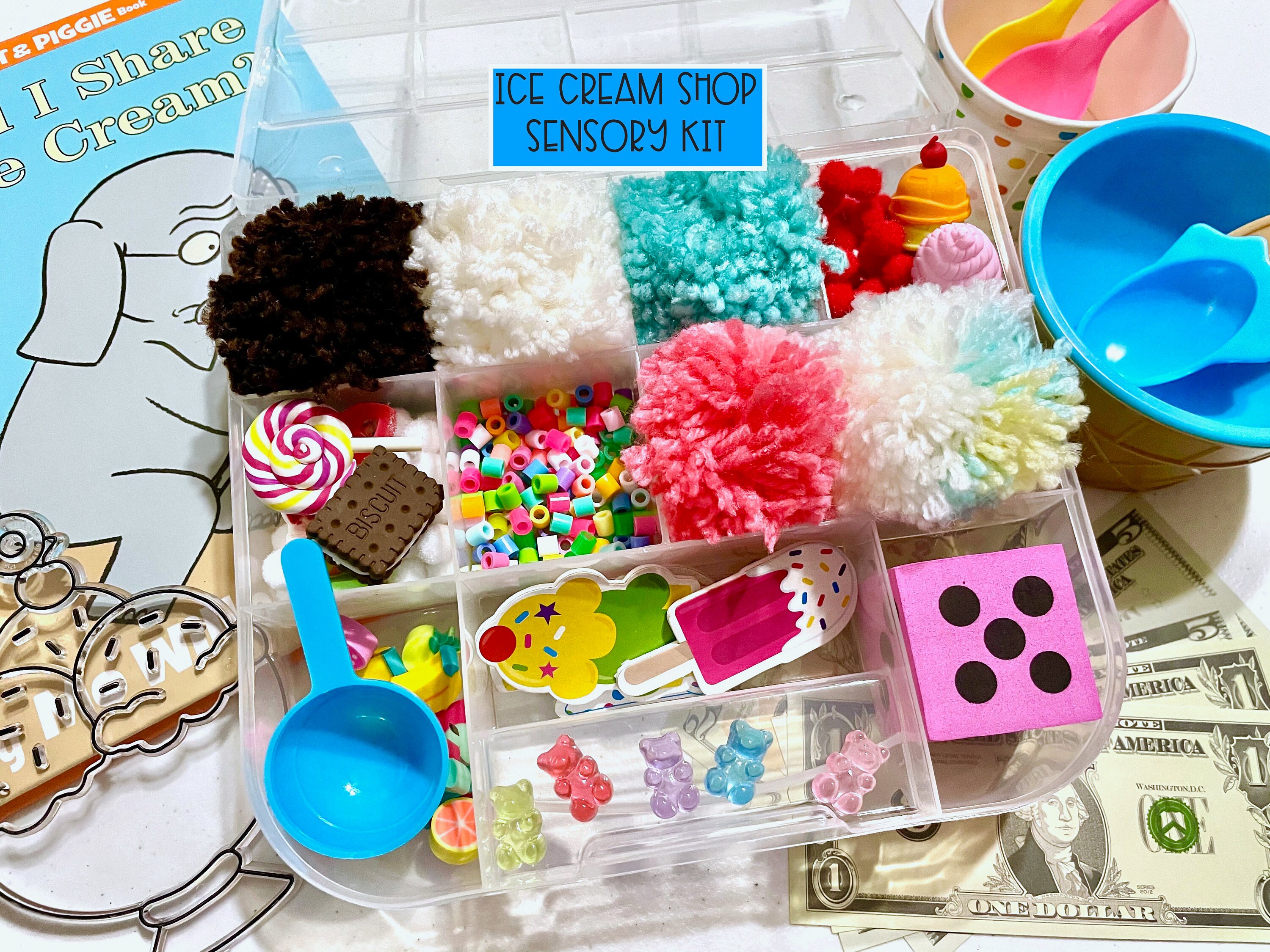 Ice Cream Shop Sensory Kit Summer Sensory Bin Ice Cream | Etsy
