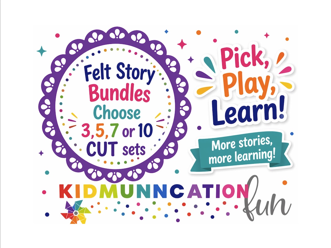 Cut Felt Board Story Bundle: Choose Your Own Story Sets, Ages 3+ - Etsy