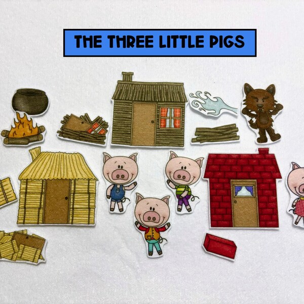 Three Little Pigs - Etsy
