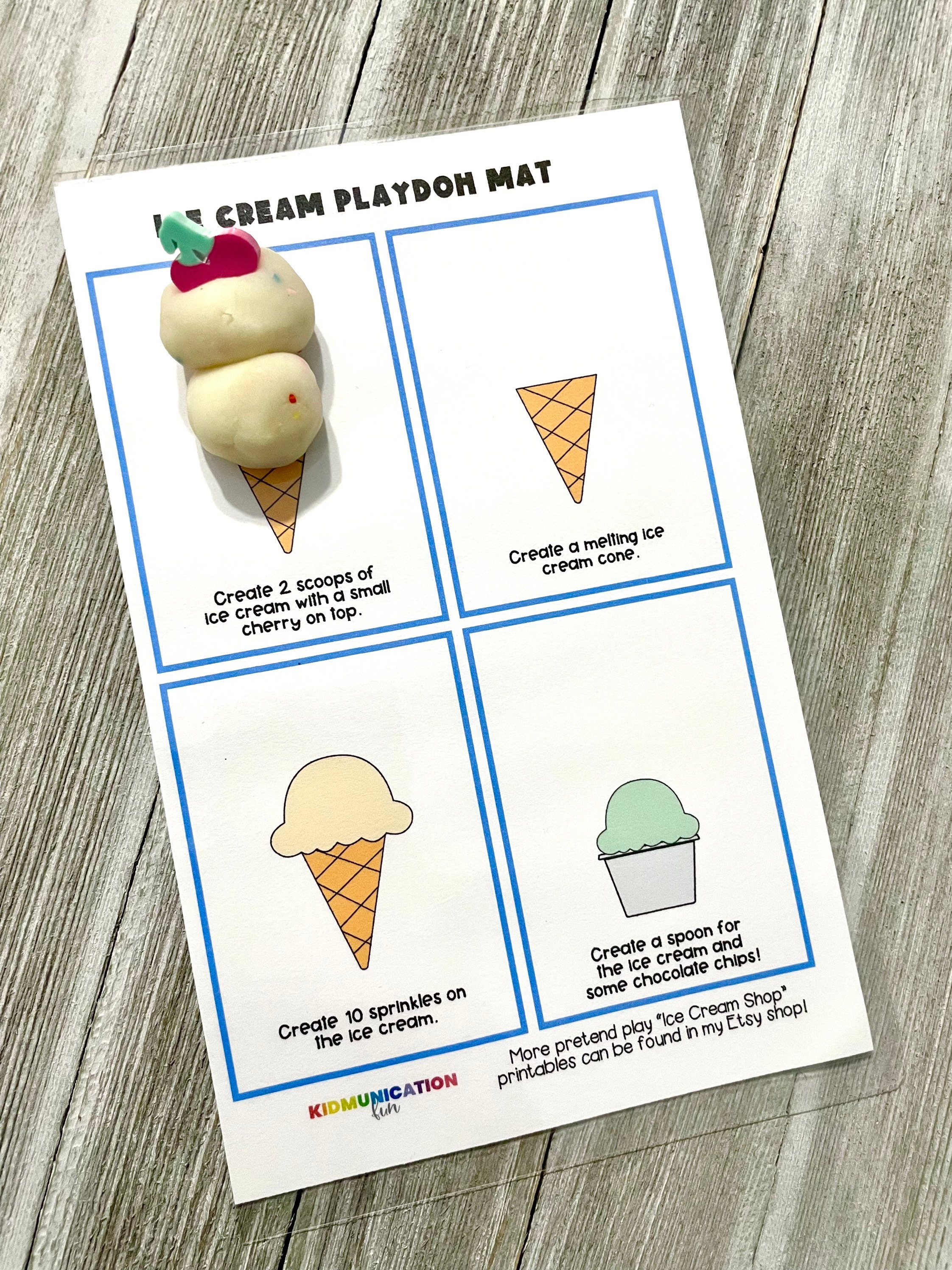 Ice Cream Shop Sensory Kit Summer Sensory Bin Ice Cream | Etsy