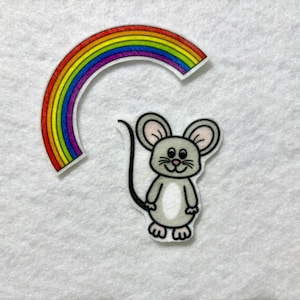 Felt Little Mouse House Game: Color Matching, Speech Therapy Activity ...