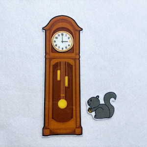 Hickory Dickory Dock Felt Story | Nursery Rhyme Flannel Board Set ...