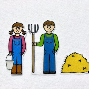 Old Macdonald Had A Farm Felt Stories - Flannel Busy Board - Speech ...