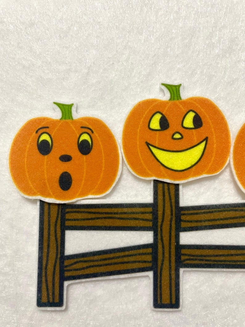 Five Little Pumpkins Felt Stories Flannel Board Stories - Etsy