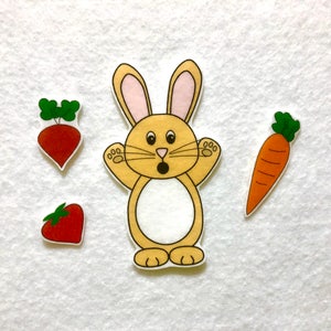 Rabbits Tale Peter Rabbit Felt Story - Flannel Board Story - Early ...