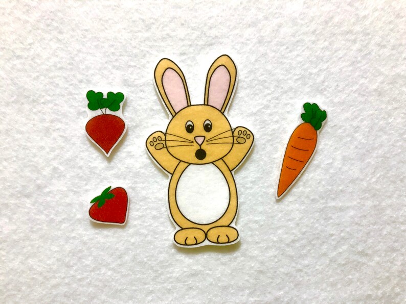 Rabbits Tale Peter Rabbit Felt Story Flannel Board Story | Etsy