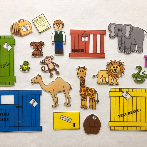 Dear Zoo Flannel Felt Board Story/flannel - Etsy