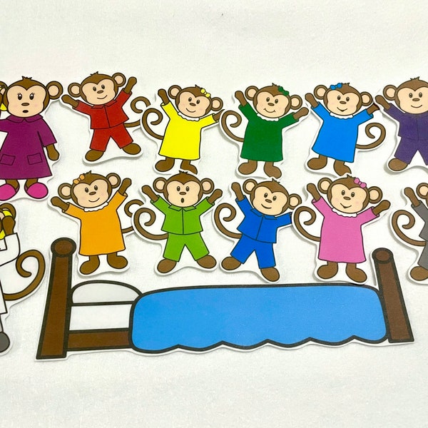 Five Little Monkeys - Etsy