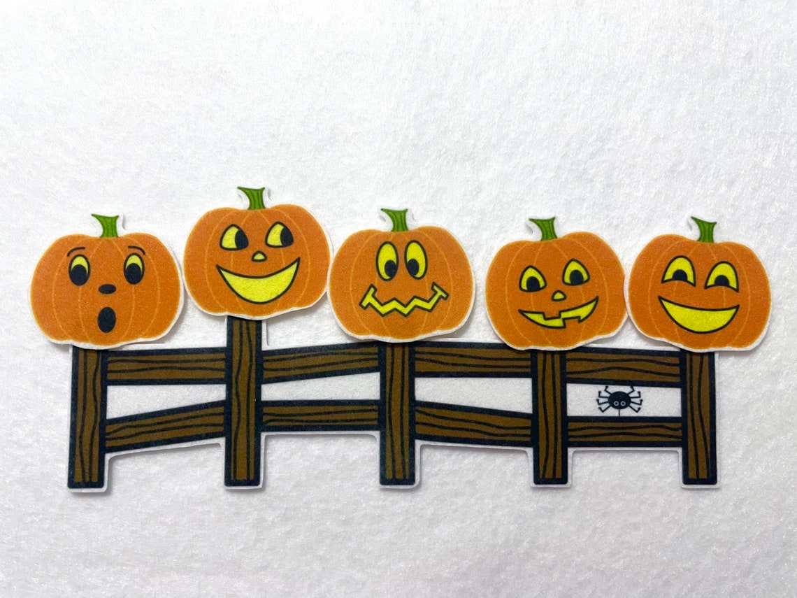 Five Little Pumpkins Felt Stories Flannel Board Stories - Etsy