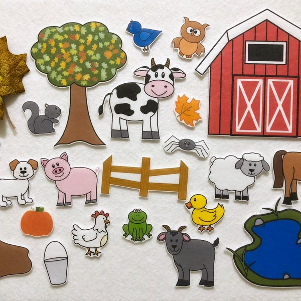 Felt Board Story Set - Etsy