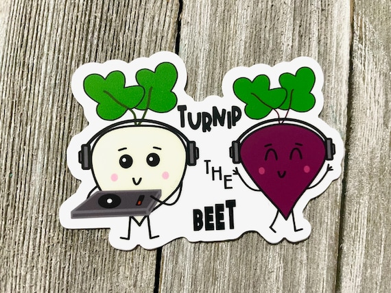 Turnip the Beet Sticker Vinyl Sticker Music Gift Laptop - Etsy