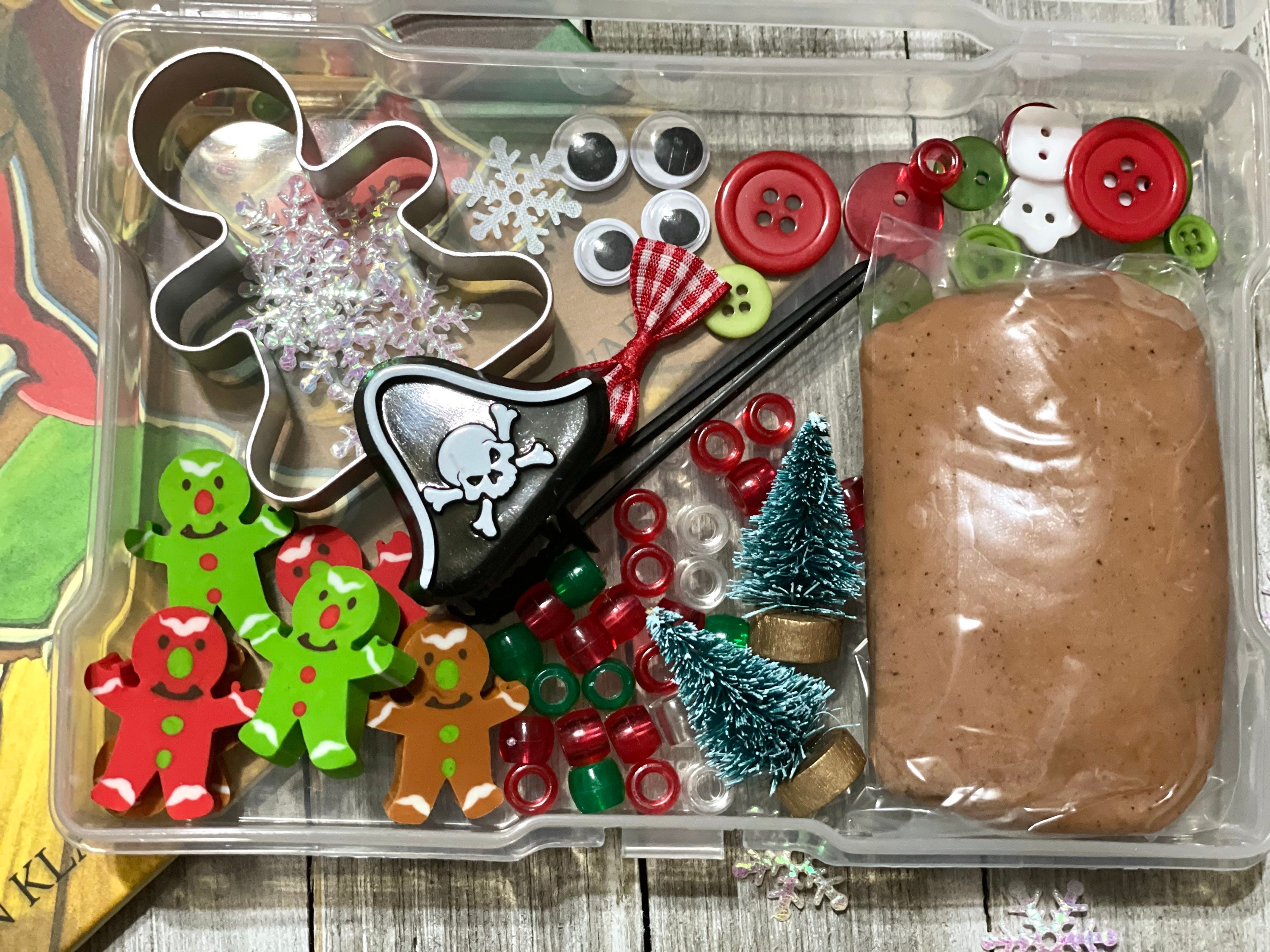 Christmas Sensory Kit Winter Sensory Bin Gingerbread Play - Etsy