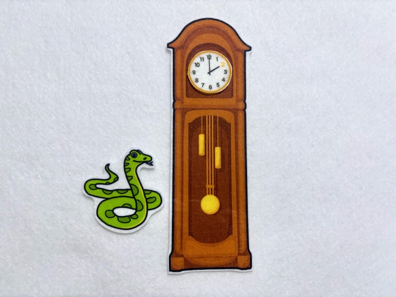 Hickory Dickory Dock Felt Board Story Set: Nursery Rhyme Learning - Etsy