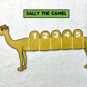 Sally the Camel Felt Board Story: Speech Therapy, Preschool Toy - Etsy