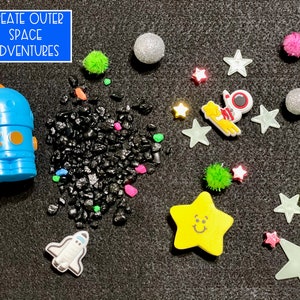Space Sensory Kit - Space Felt Story - Space Sensory Bin - Astronaut ...